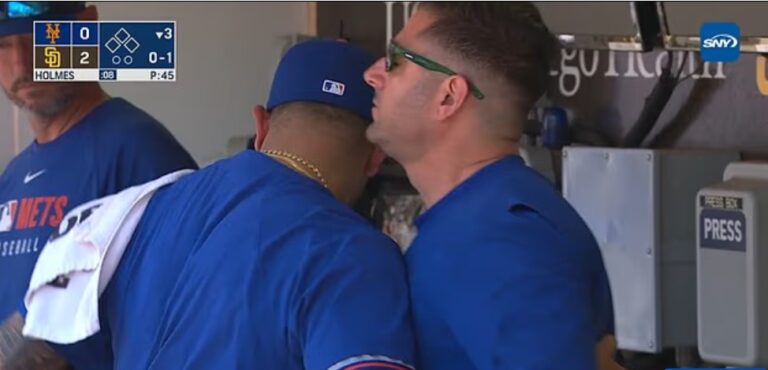 Mets Pitcher Breaks Down After Being Traded in the Middle of Game - TMSPN