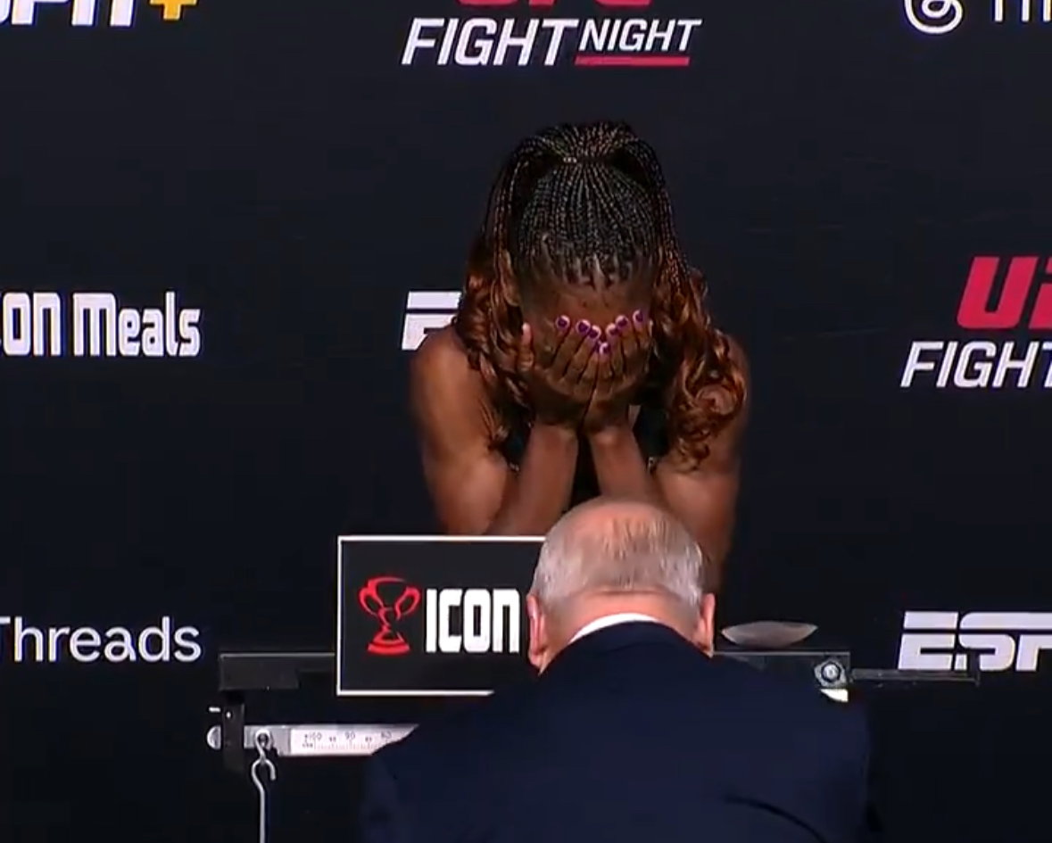 UFC Star Angela Hill Embarrassed After Clumsy Official Drops Her ...