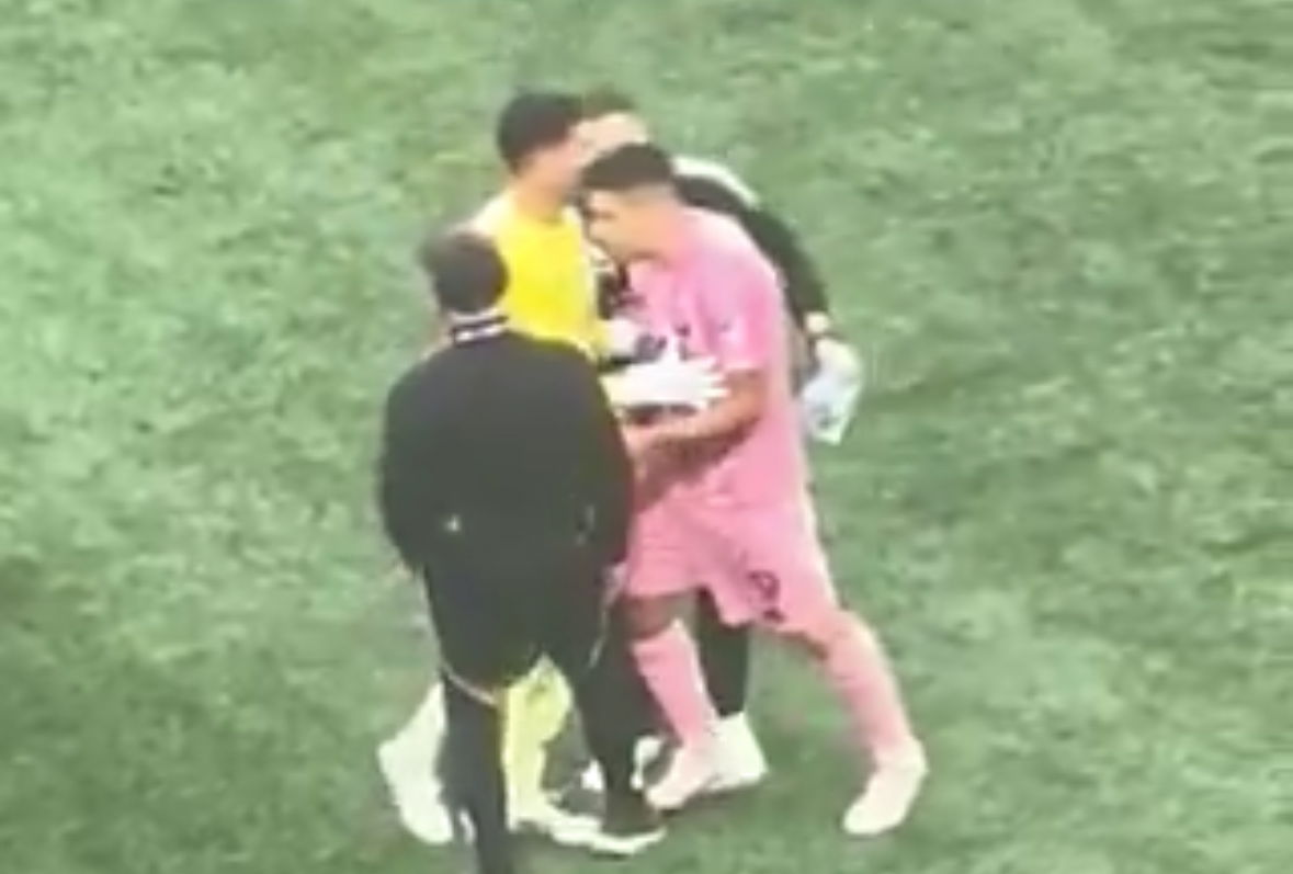 Shocking Video Captures MLS Star Luis Suárez Spitting On Rival Coach Amid Post-Match Brawl - TMSPN