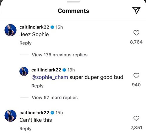 Caitlin Clark Left Speechless After Sophie Cunningham Posts Bold ...