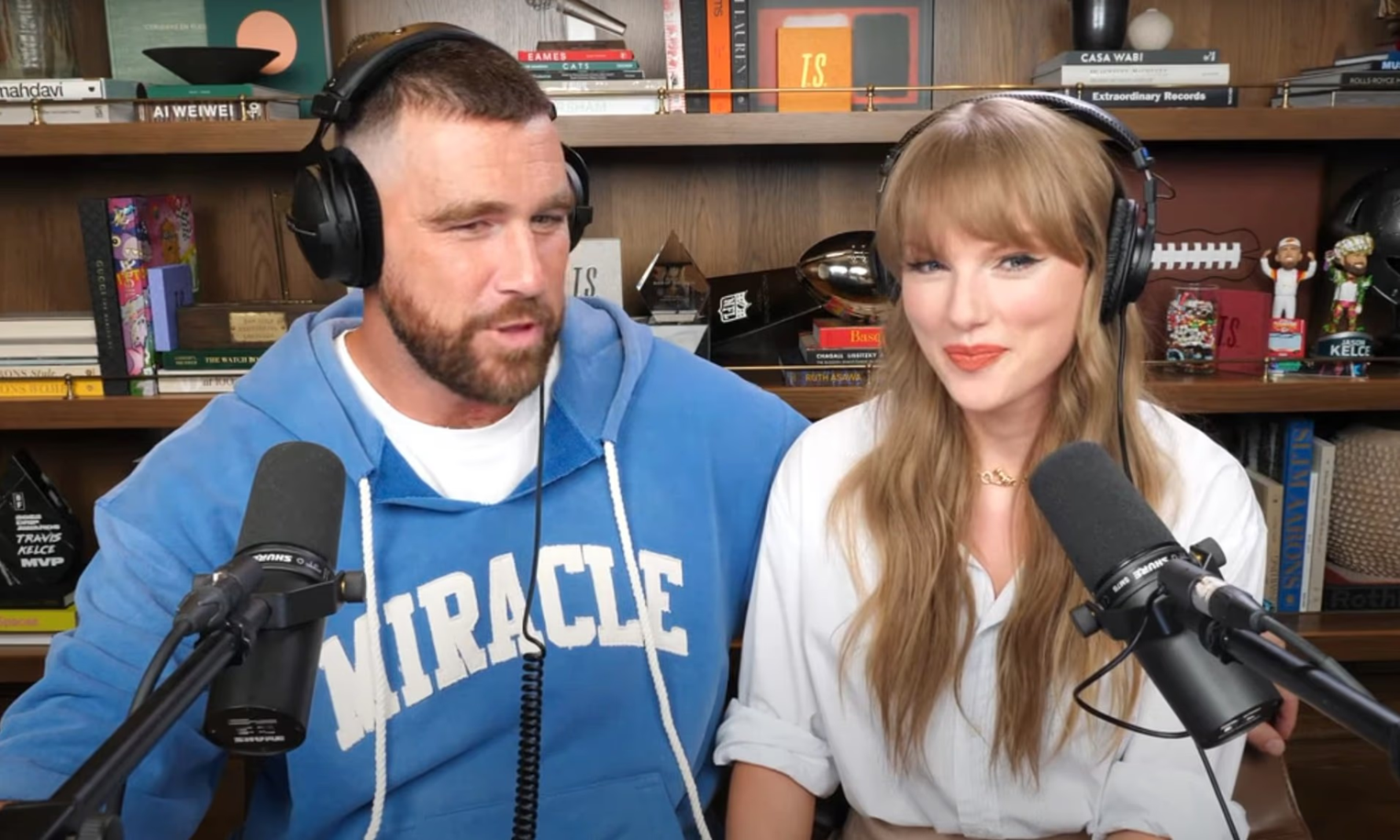 Taylor Swift and Travis Kelce Break World Record Following Her Appearance on New Heights Podcast ...