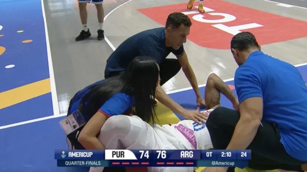NBA Guard Suffers Frightening Fall, Stretchered Off During FIBA ...