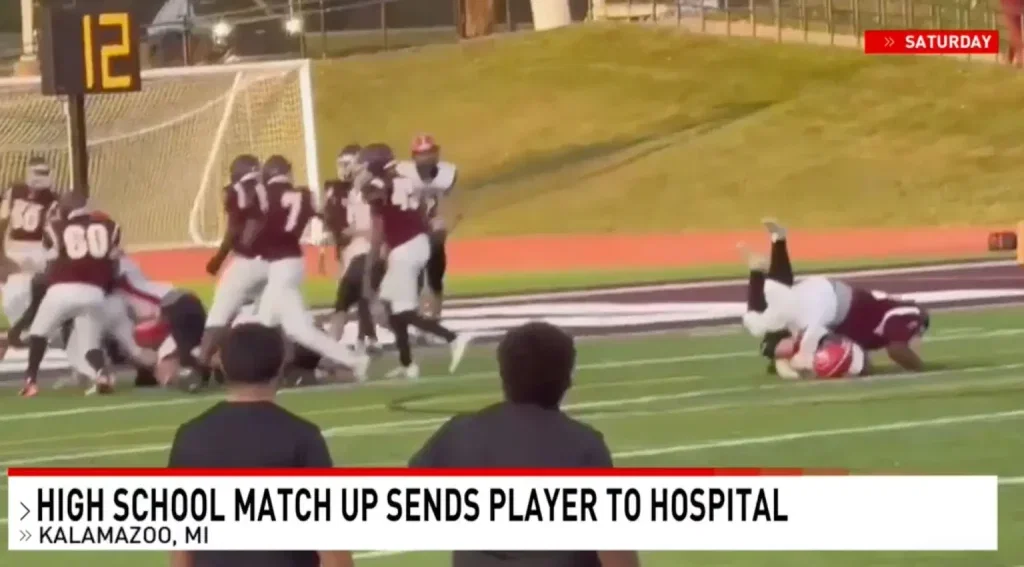 High School Football Player Suffers Fractured Spine After Violent Body ...