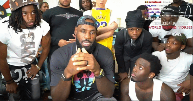 LeBron James Surprises Kai Cenat With High-End Watch and Fresh LeBron ...