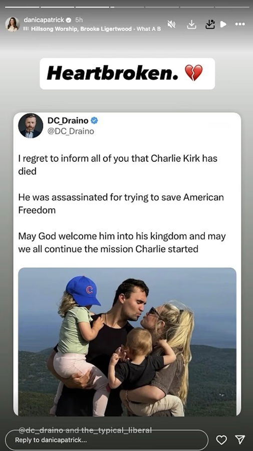 Danica Patrick Issues Stark Warning to America in Wake of Charlie Kirk ...