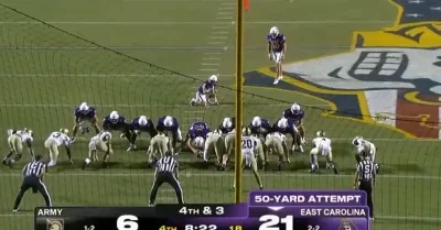East Carolina Pulls Off Brilliant Fake Field Goal for Touchdown - TMSPN