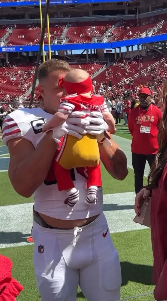 Olivia Culpo Brings 2-Month-Old Daughter to Cheer on Christian ...