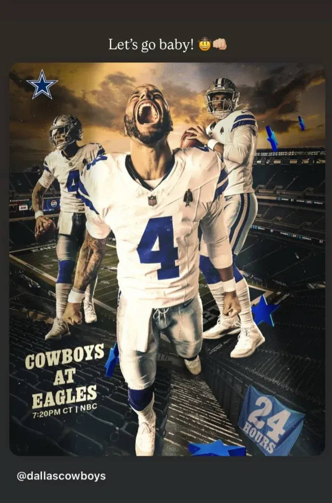 Dak Prescott’s Fiancée Hypes Up Cowboys-Eagles TNF Showdown - TMSPN