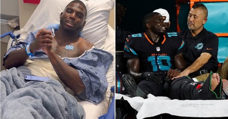Dolphins Star Tyreek Hill Speaks Out Before Undergoing Surgery for Devastating Knee Injury - TMSPN