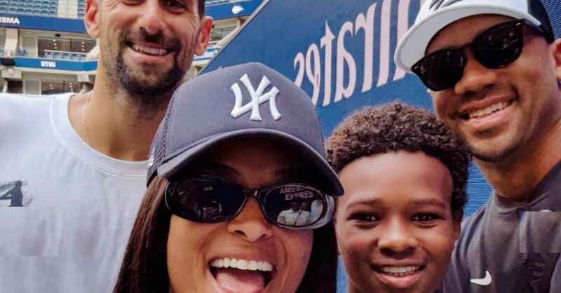 Novak Djokovic Shares Special US Open Moment With Ciara and Russell ...