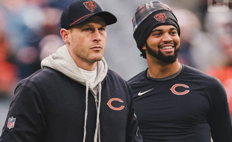 Bears Coach Ben Johnson Caught on Camera Appearing to Tell Caleb ...