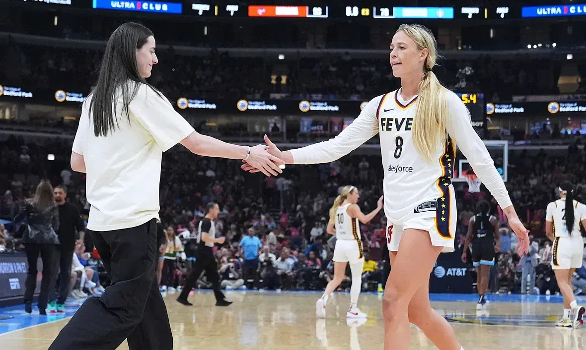 Sophie Cunningham Reacts in Disbelief to Caitlin Clark’s Viral Photo With Adam Sandler - TMSPN