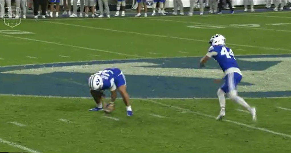 BYU Pulls Off Brilliant Fake Field Goal, Leaving West Virginia Defense ...