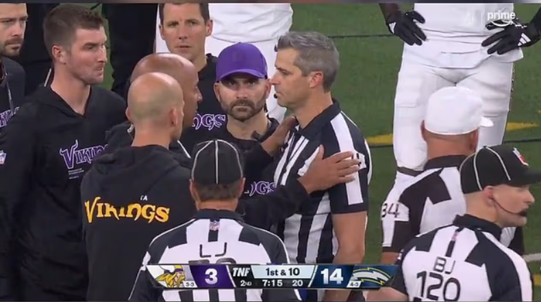 NFL Ref Knocked Down and Treated by Medics After Violent Collision With ...