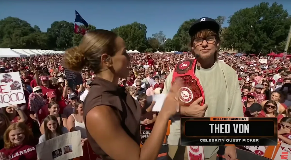 Theo Von Awkwardly Shut Down by ESPN’s Jess Sims After Flirting Live on ...