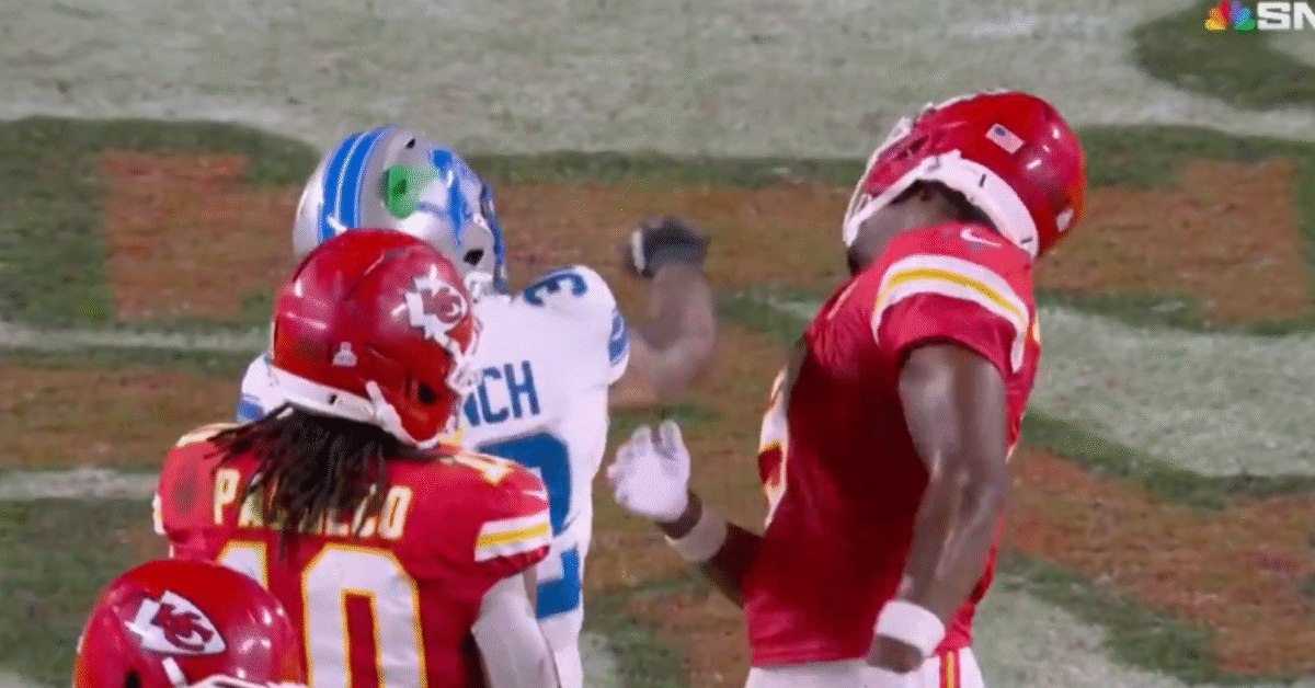 Bloody Postgame Brawl Erupts After Chiefs-Lions Clash as Brian Branch ...