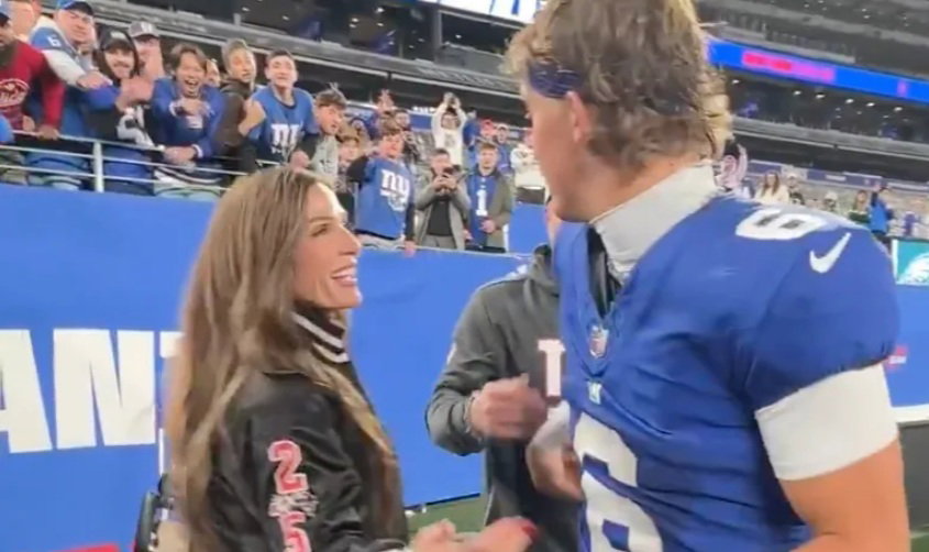 Jaxson Dart’s Mom Kara Continues to Turns Heads in Stylish Giants Look ...