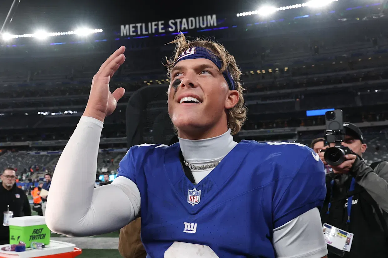 Jaxson Dart Has Bizarrely Blunt Reaction to Darius Slayton’s Engagement ...