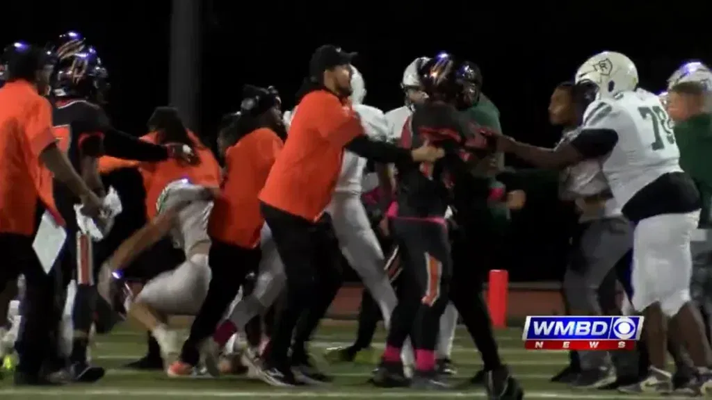 High School Football Game Plunges Into Chaos After Wild On-Field Brawl ...