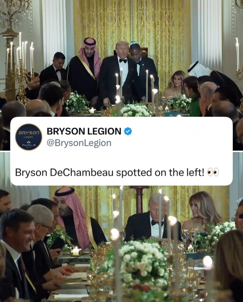 Bryson DeChambeau Spotted Attending Dinner at the White House - TMSPN