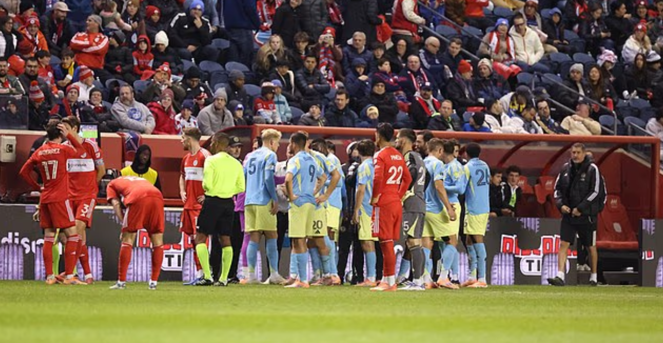 MLS Playoff Match Stopped After Chicago Fire Fans Heard Chanting ...