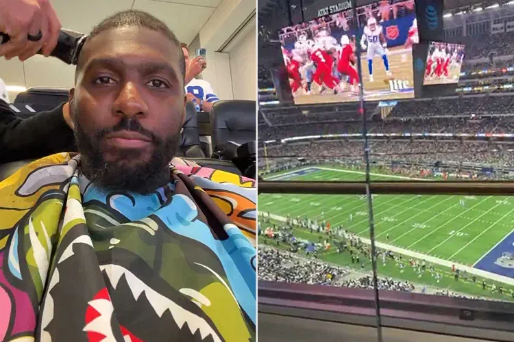 Former Cowboys Star Dez Bryant Gets Haircut During Loss to Cardinals ...