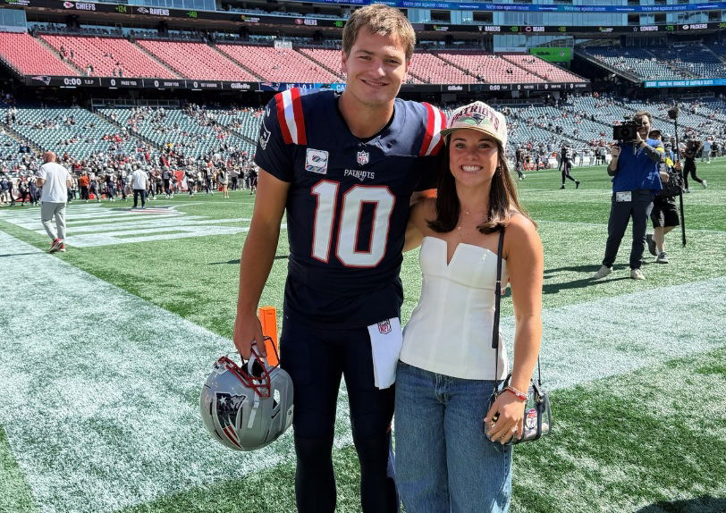 Drake Maye’s Wife Ann Shares Unexpected Moment with Patriots QB at ...