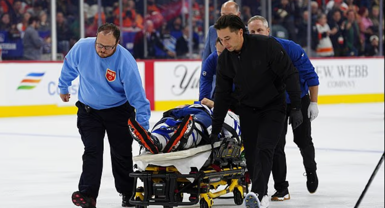 NHL Defenseman Hospitalized After Brutal Blindside Hit from Flyers ...