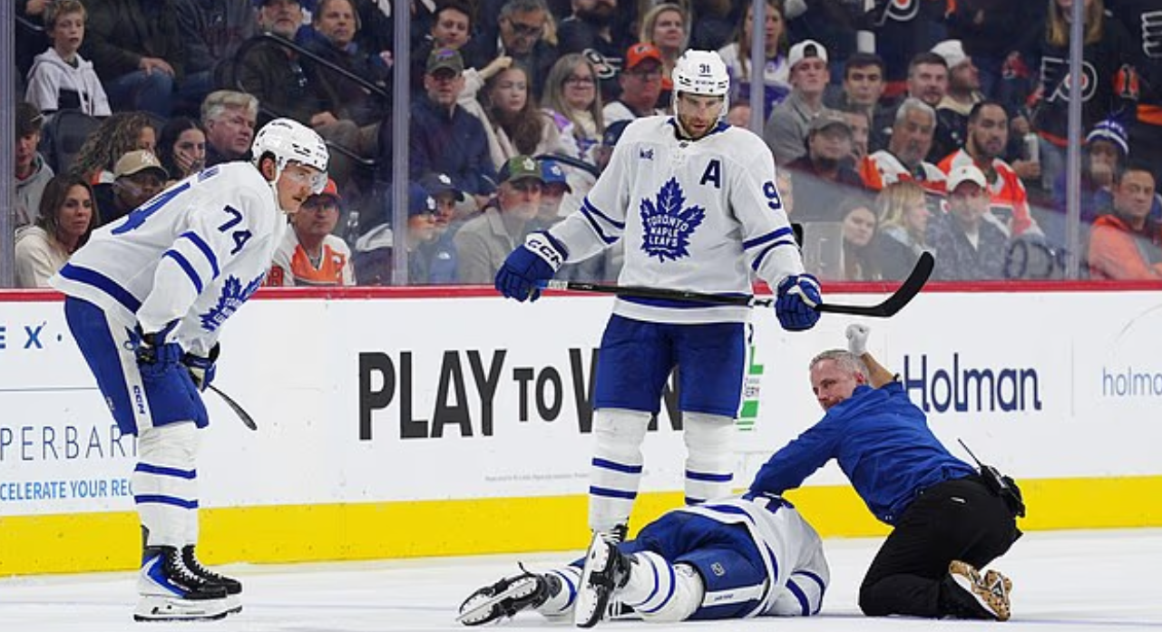 NHL Defenseman Hospitalized After Brutal Blindside Hit from Flyers ...