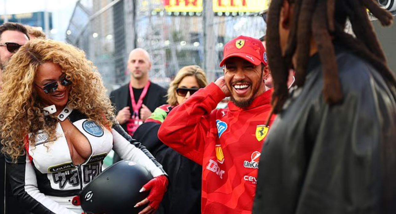Lewis Hamilton Speeds Beyoncé Around Vegas Track at 200mph as F1 WAGs ...