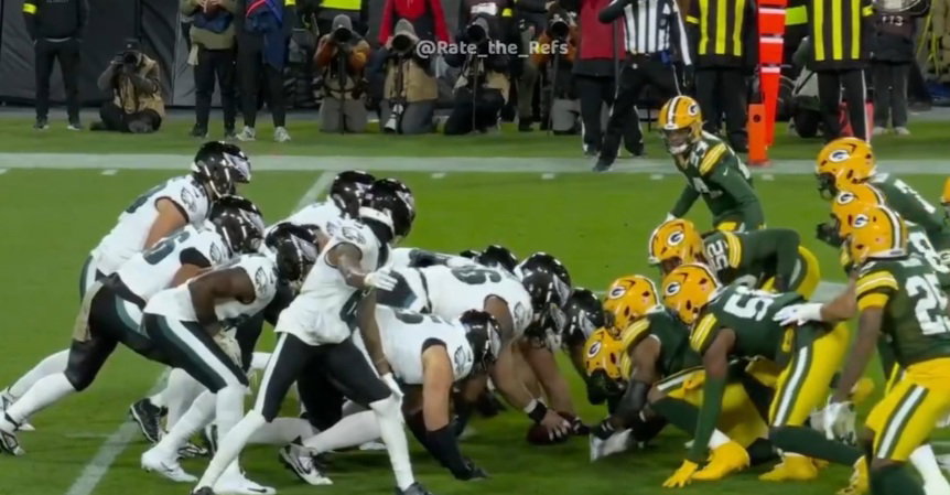 Officials Miss Another Obvious False Start by Eagles During Their Signature Tush Push Play - TMSPN