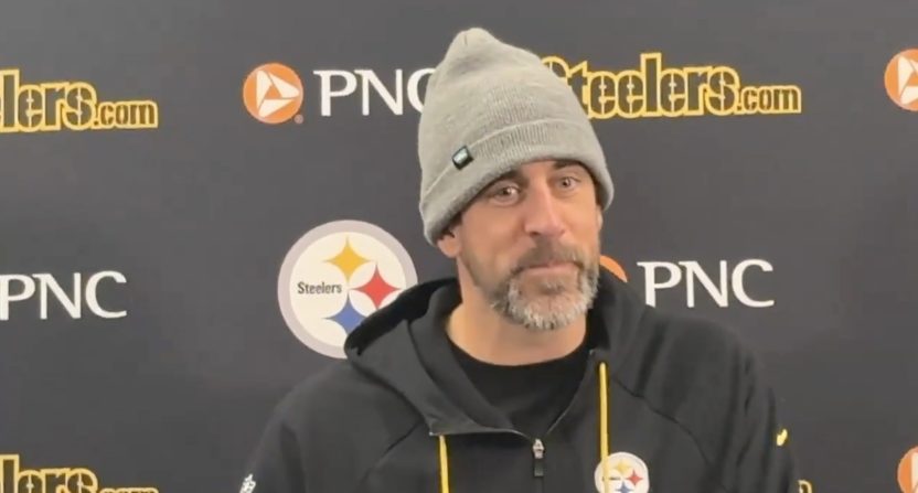 Aaron Rodgers Forcefully Shuts Down Rumors of Mike Tomlin’s Firing ...