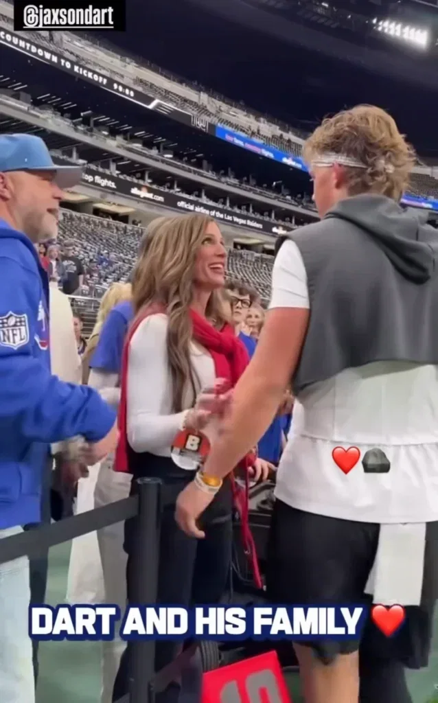 Jaxson Dart’s Mom Kara Turns Heads as Giants QB’s Future Faces ...