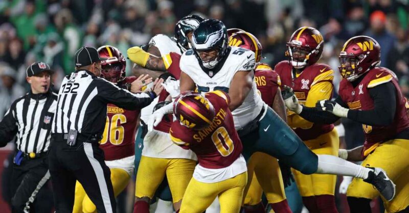Three Players Ejected After Fourth-Quarter Fight Erupts In Eagles’ Win ...
