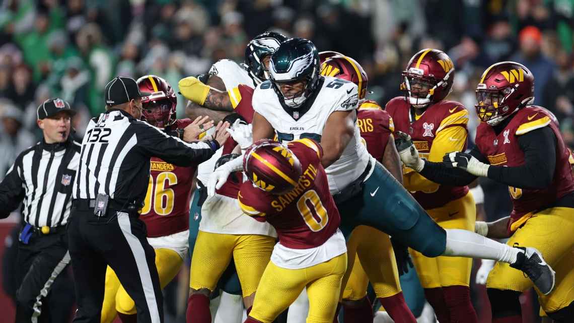 Three Players Ejected After Fourth-Quarter Fight Erupts In Eagles’ Win ...