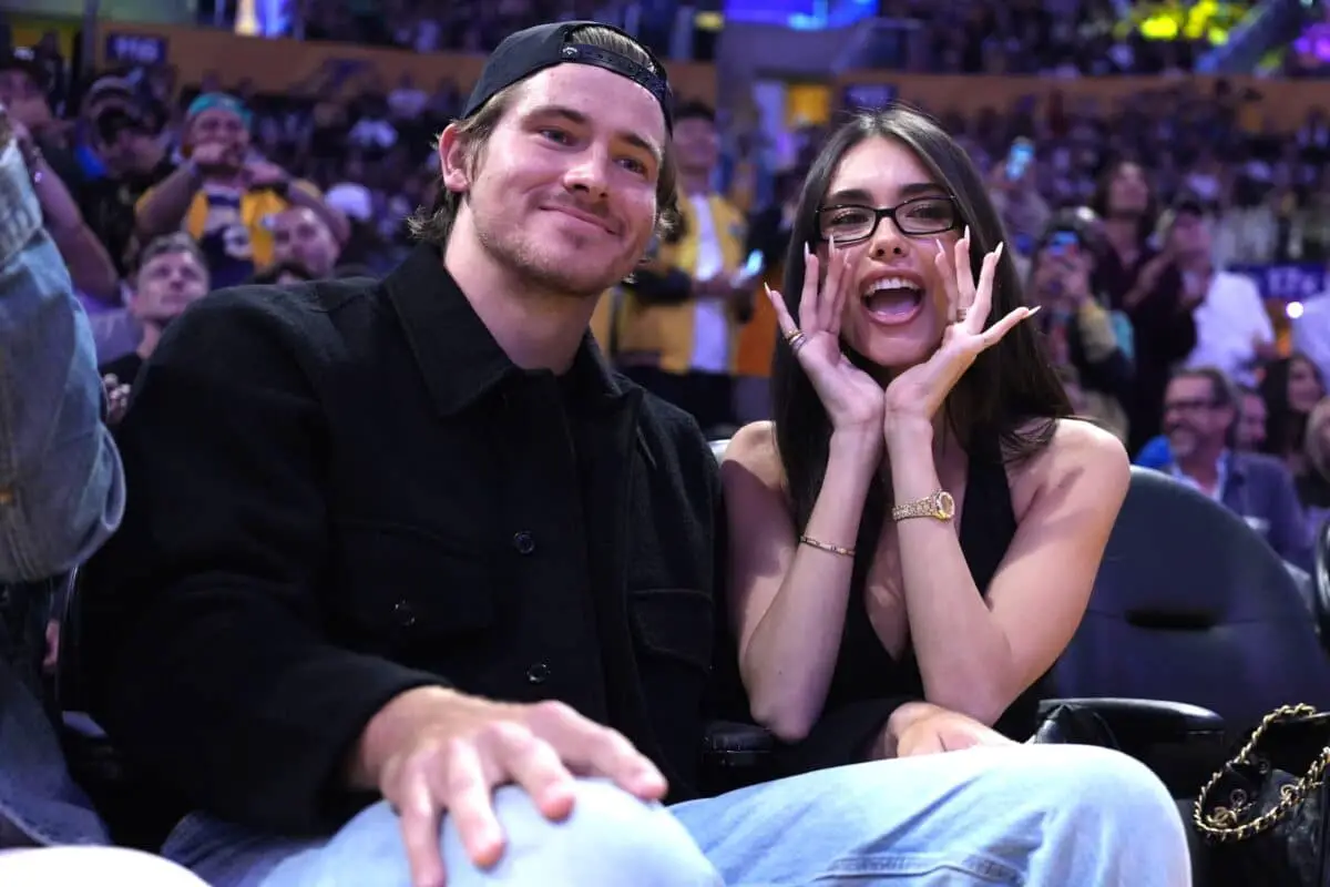 Madison Beer Spotted Repping Justin Herbert in Oversized 'San Diego ...