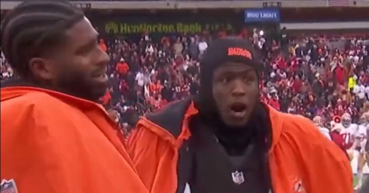 Shedeur Sanders and Jerry Jeudy Get Into Heated Sideline Exchange - TMSPN