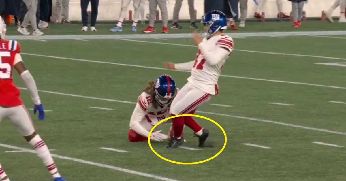 Giants Cut Kicker After Bizarre Field Goal Attempt Turns Him Into NFL ...