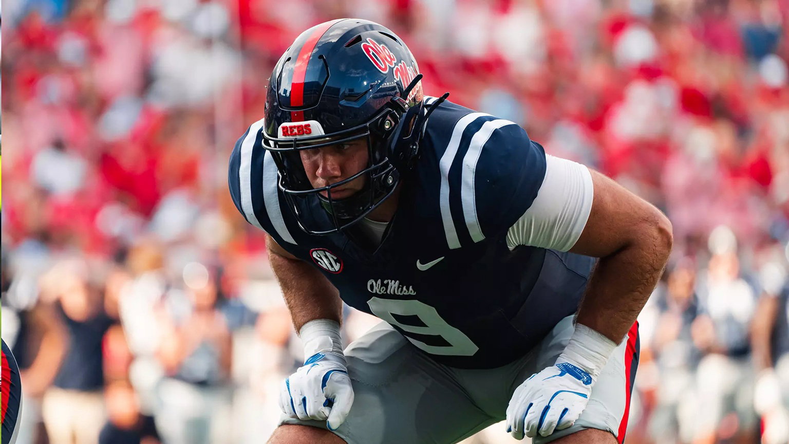 Ole Miss TE Scores — and Fans Can’t Stop Talking About His Hairline - TMSPN