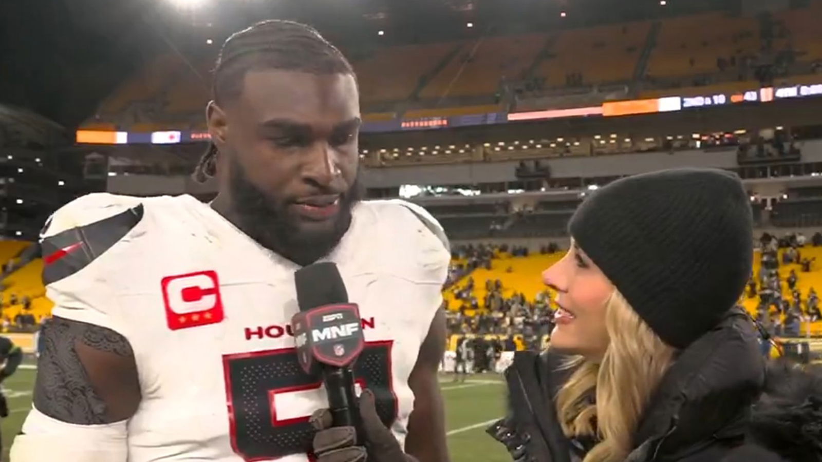 Laura Rutledge Speaks Out After Awkward Interaction With Texans Player ...