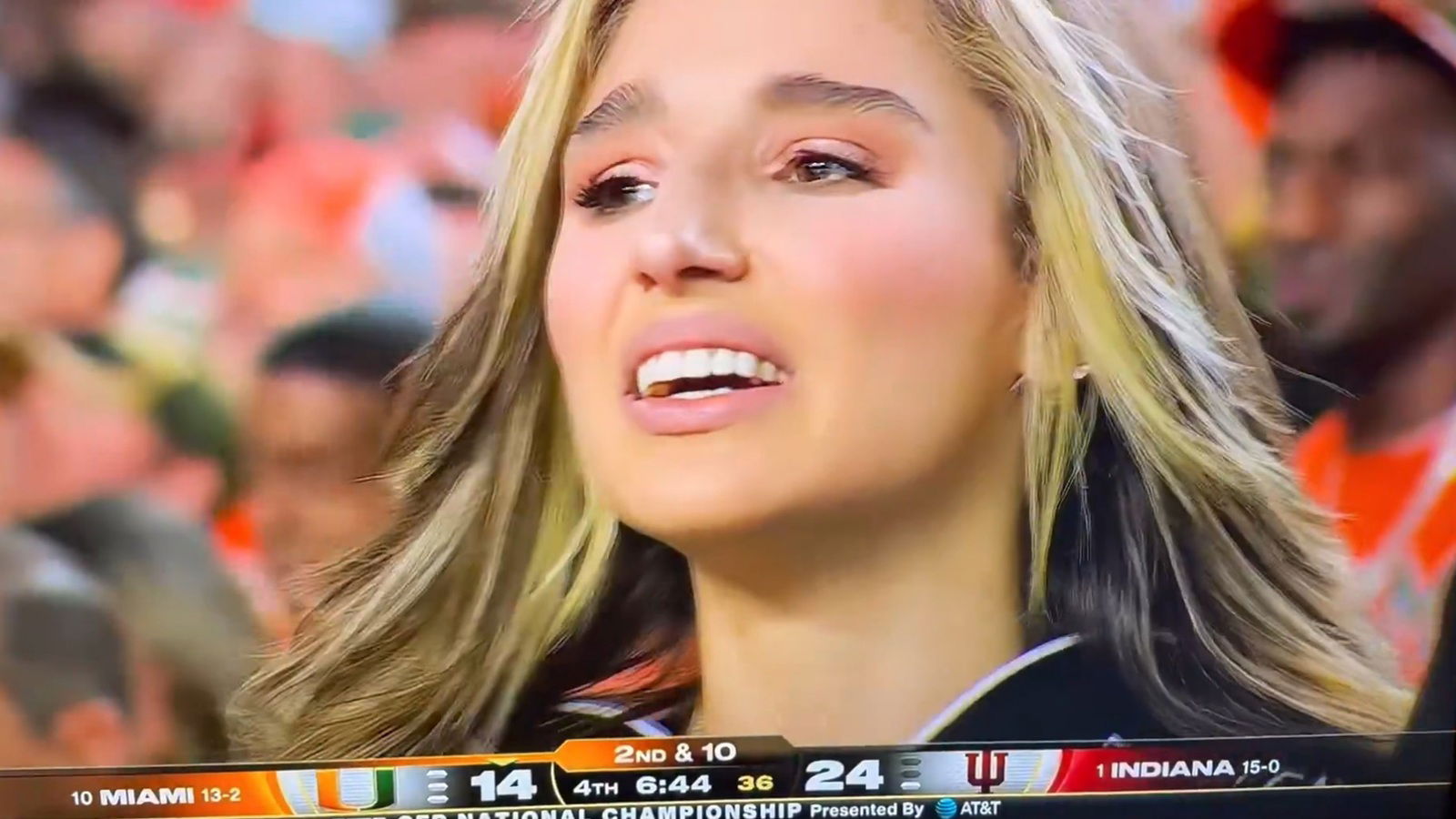 Abella Danger Speaks Out After ESPN Shows Her During CFP Final - TMSPN