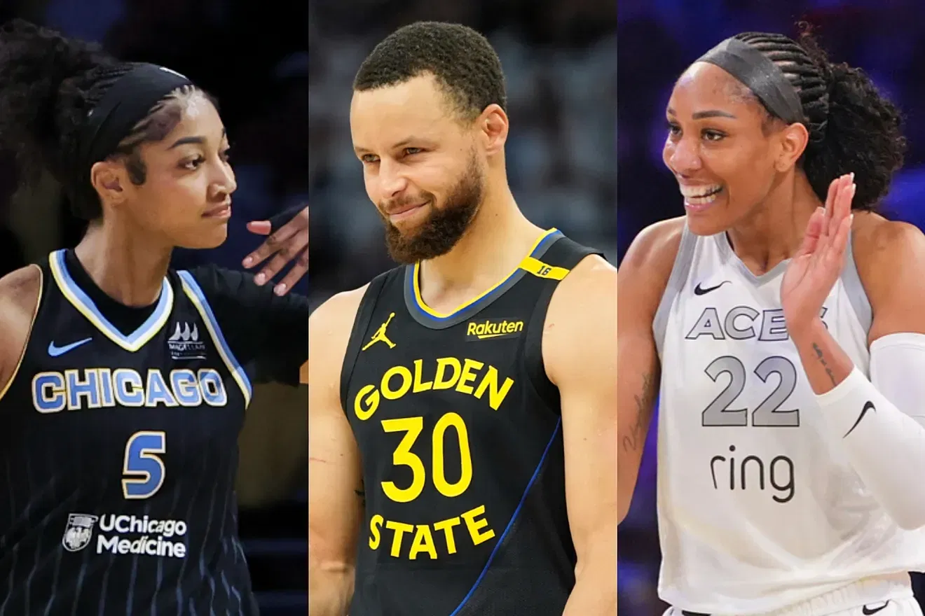 Angel Reese and A’ja Wilson Team Up With Steph Curry in “GOAT” - TMSPN