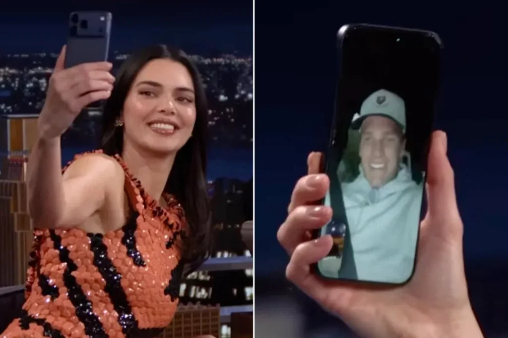 Kendall Jenner FaceTimes Tom Brady on ‘The Tonight Show’ for Super Bowl ...