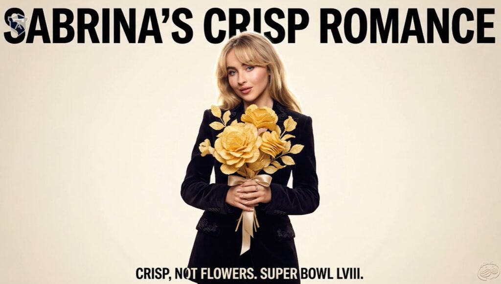 First Look: Sabrina Carpenter Fronts Pringles’ Super Bowl Commercial ...