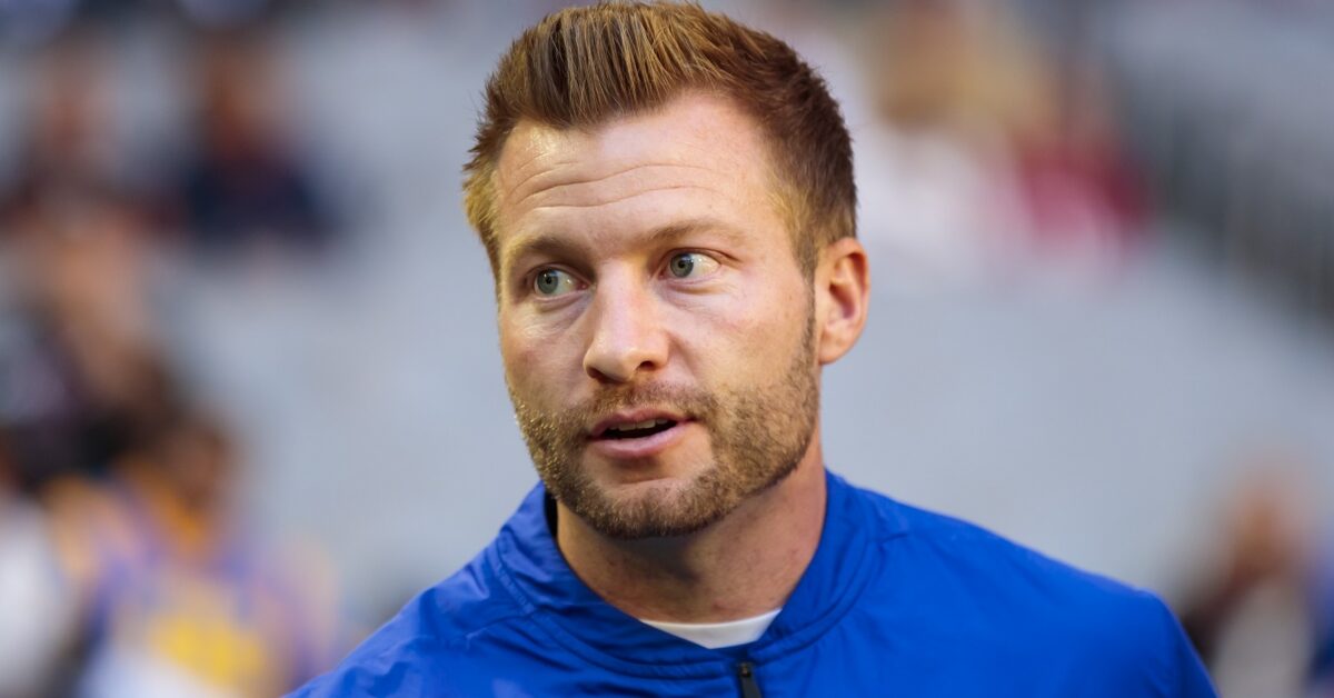 Sean McVay Breaks Silence on “Grumpy” Reaction to Rams Drafting Ty ...
