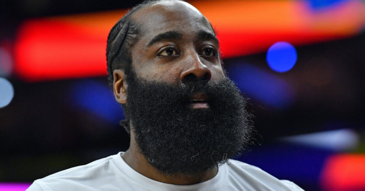Video: James Harden Nearly Takes Out His Own Head Coach With Wild Flop ...