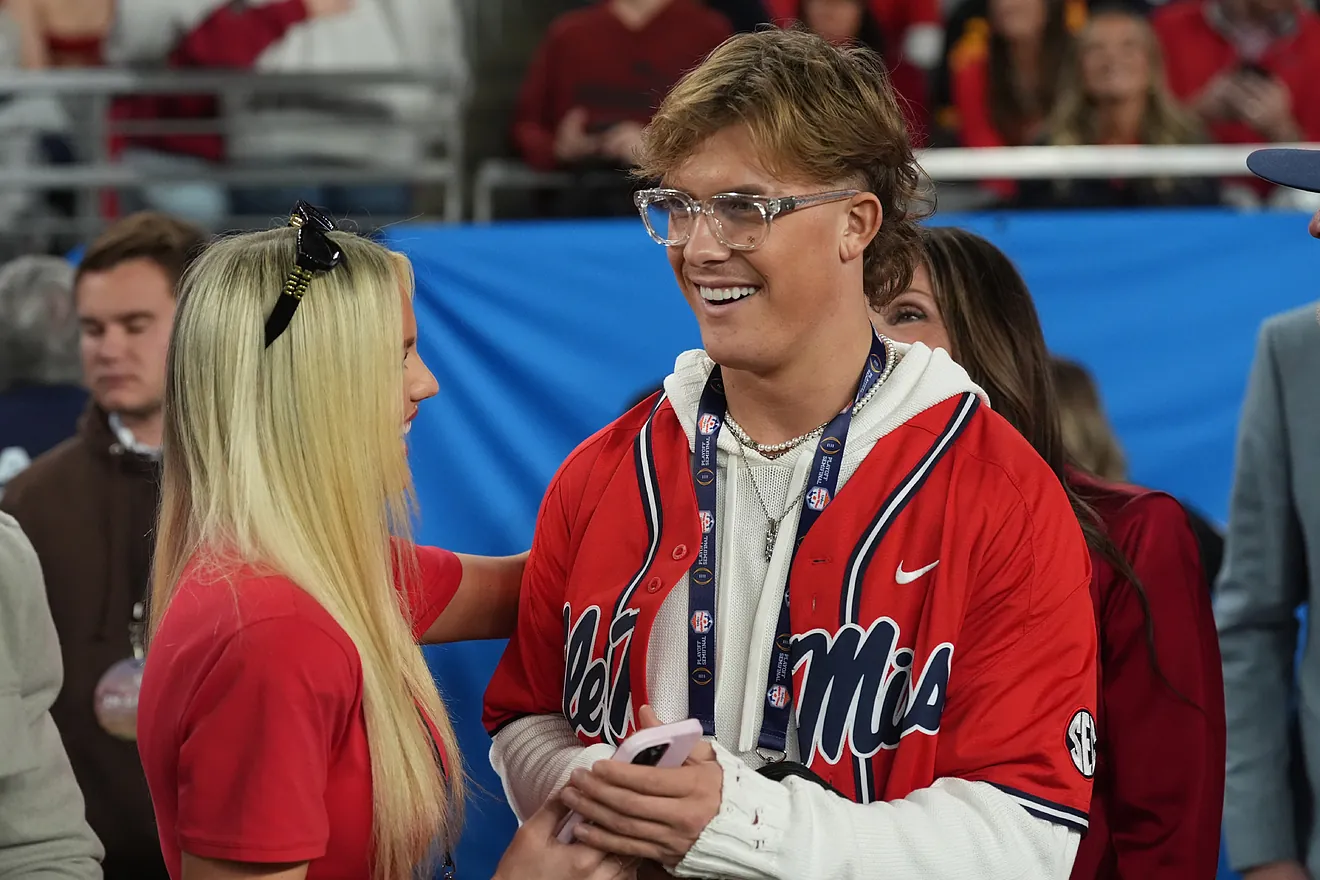 Jaxson Dart Highlights Relationship With Marissa Ayers Despite Giants ...