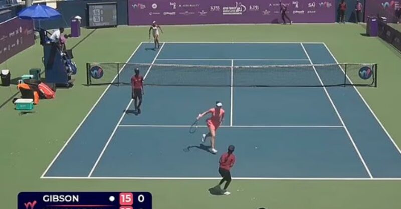 Tennis Match Descends Into Chaos as Players Scramble Off Court to ...