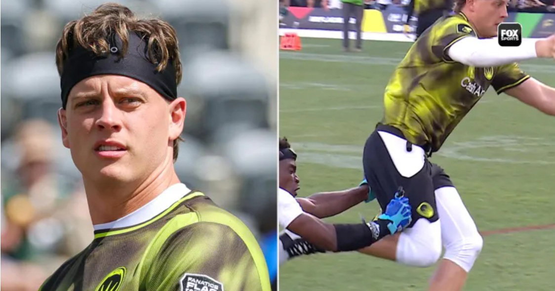 Joe Burrow Has Viral Moment After Getting His Pants Pulled Down at ...