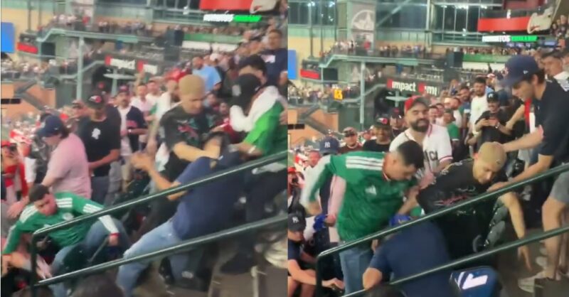 Wild Brawl Breaks Out in Stands During USA vs. Mexico Game - TMSPN